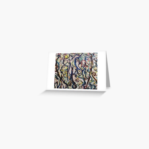 ""Murai" oil painting by jackson pollock " Greeting Card for Sale by ...