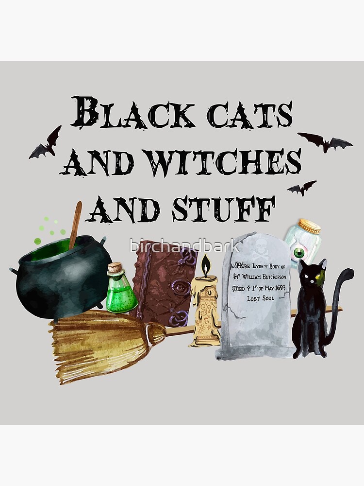 Lámina fotográfica «Hocus Pocus, gatos negros y brujas y cosas» de ...