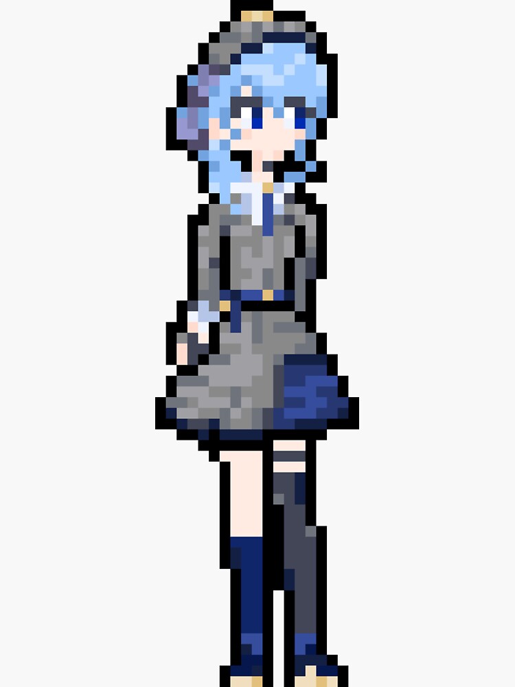 "Pixel Art Hoshimachi Suisei Hololive" Sticker for Sale by HoshiSSB ...