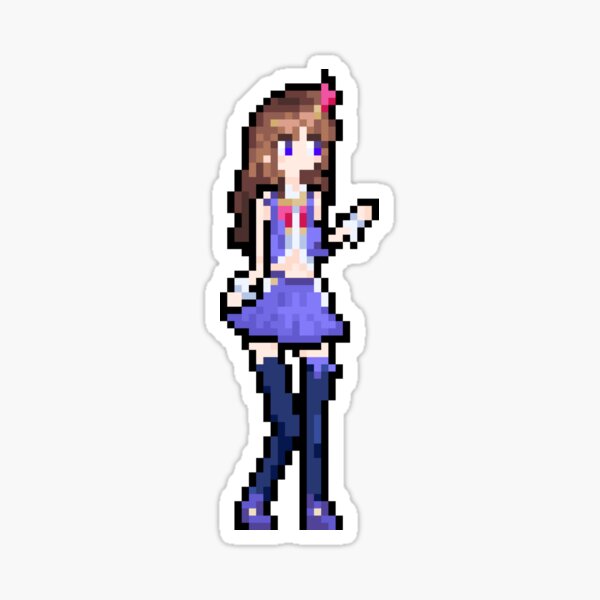 "Pixel Art Tokino Sora Hololive" Sticker for Sale by HoshiSSB | Redbubble