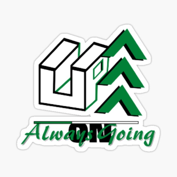 "Always Going Up" Sticker for Sale by Mema27 | Redbubble