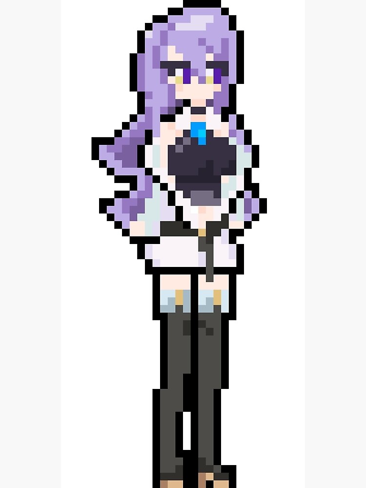 "Pixel Art Hoshinova Moona Hololive" Art Print for Sale by HoshiSSB ...