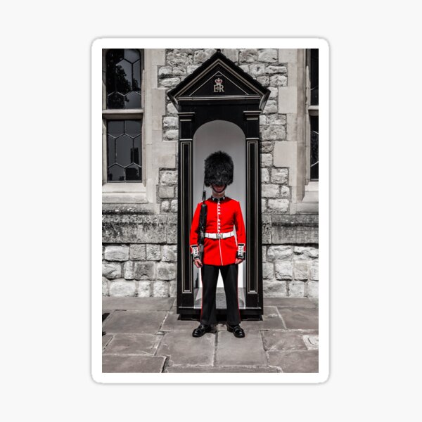 "Beefeater - Tower of London " Sticker for Sale by memorspiritus ...