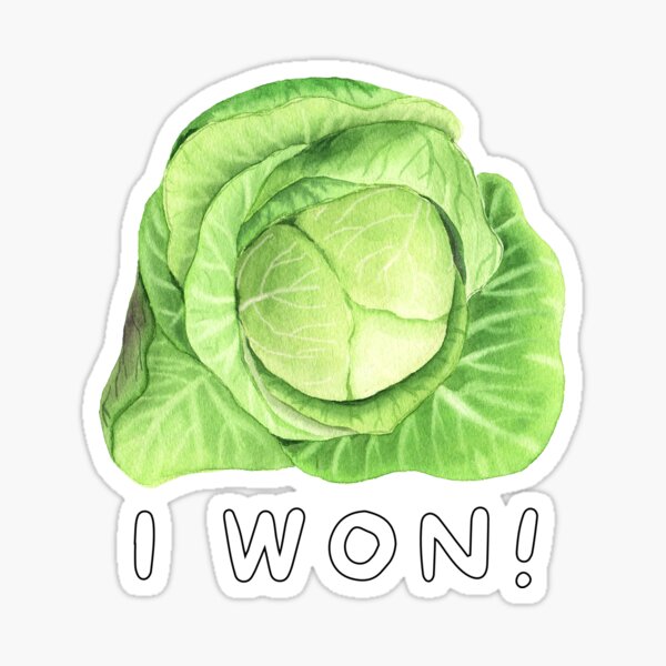 "The Lettuce Won! Liz Truss Lettuce" Sticker for Sale by PositiveEdge ...