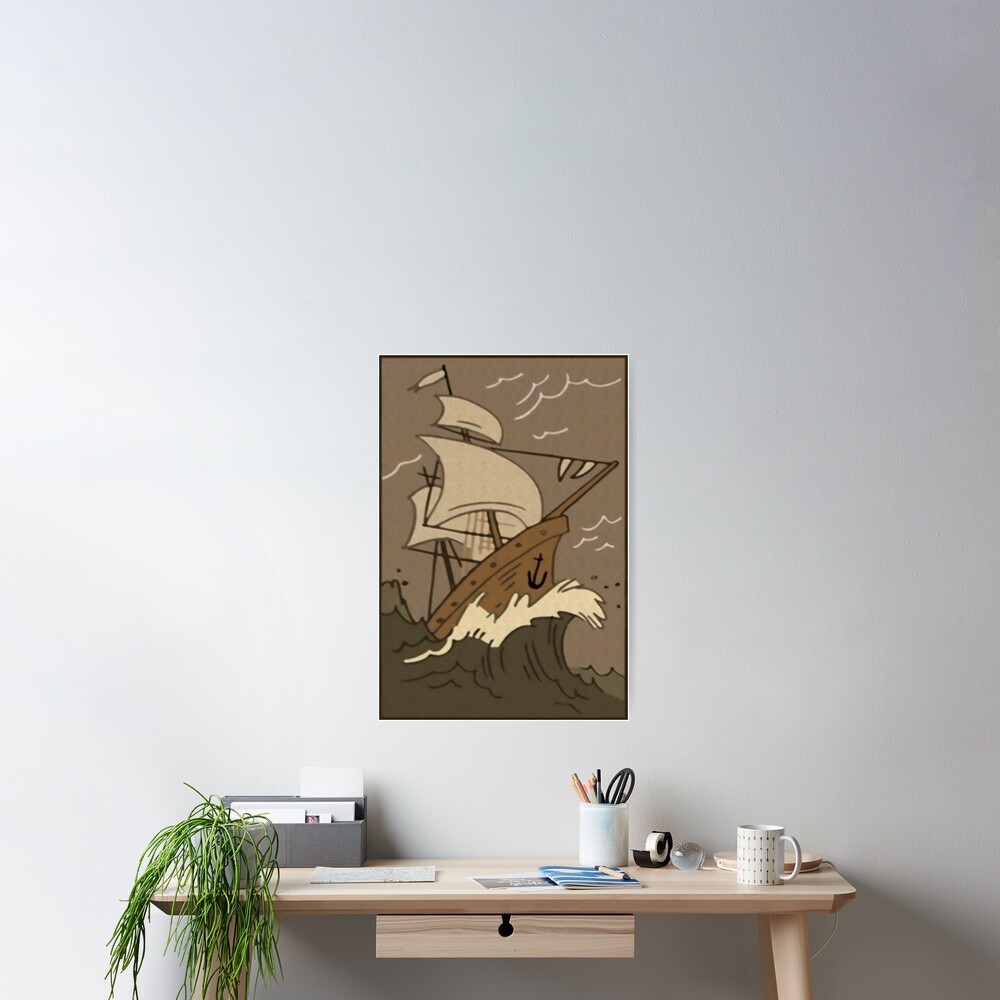 "Dipper's Clipper Ship Picture (unframed)" Poster by The-Sqoou | Redbubble