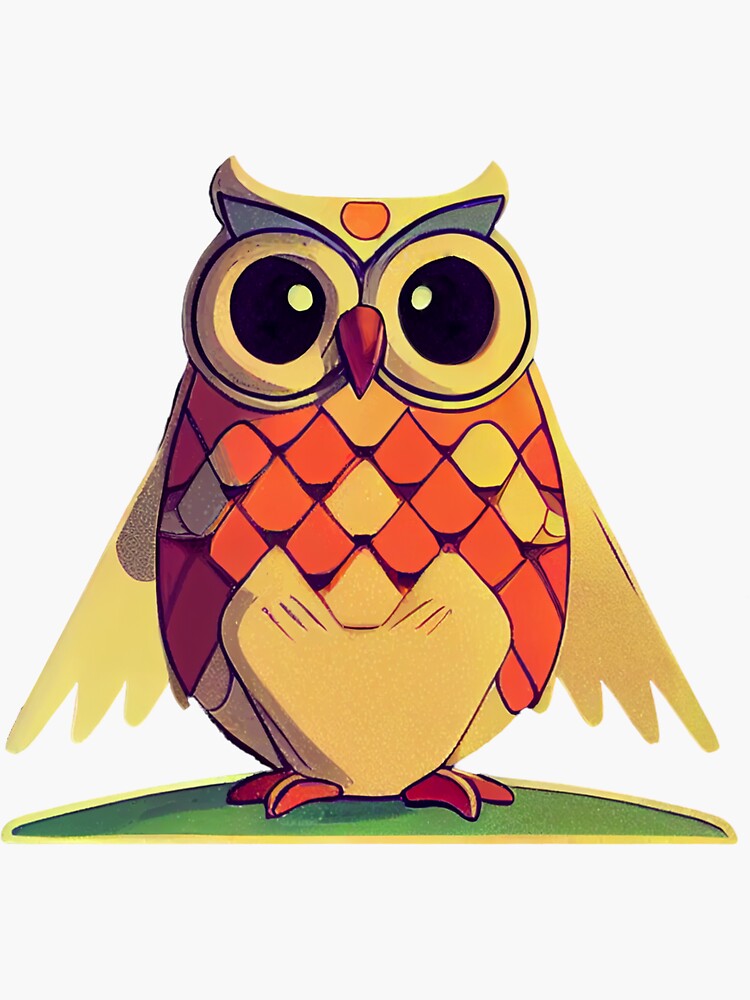 "Cute Dad Owl" Sticker for Sale by CutePlanetEarth | Redbubble