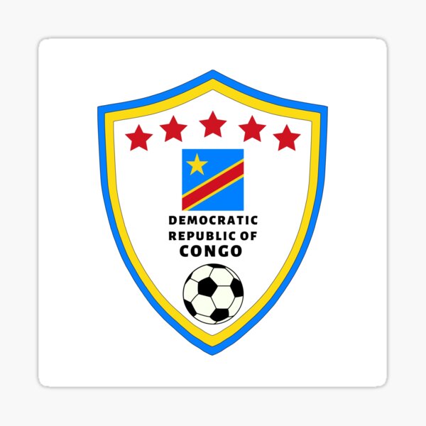 "Democratic of Republic Of Congo Football Team" Sticker for Sale by ...