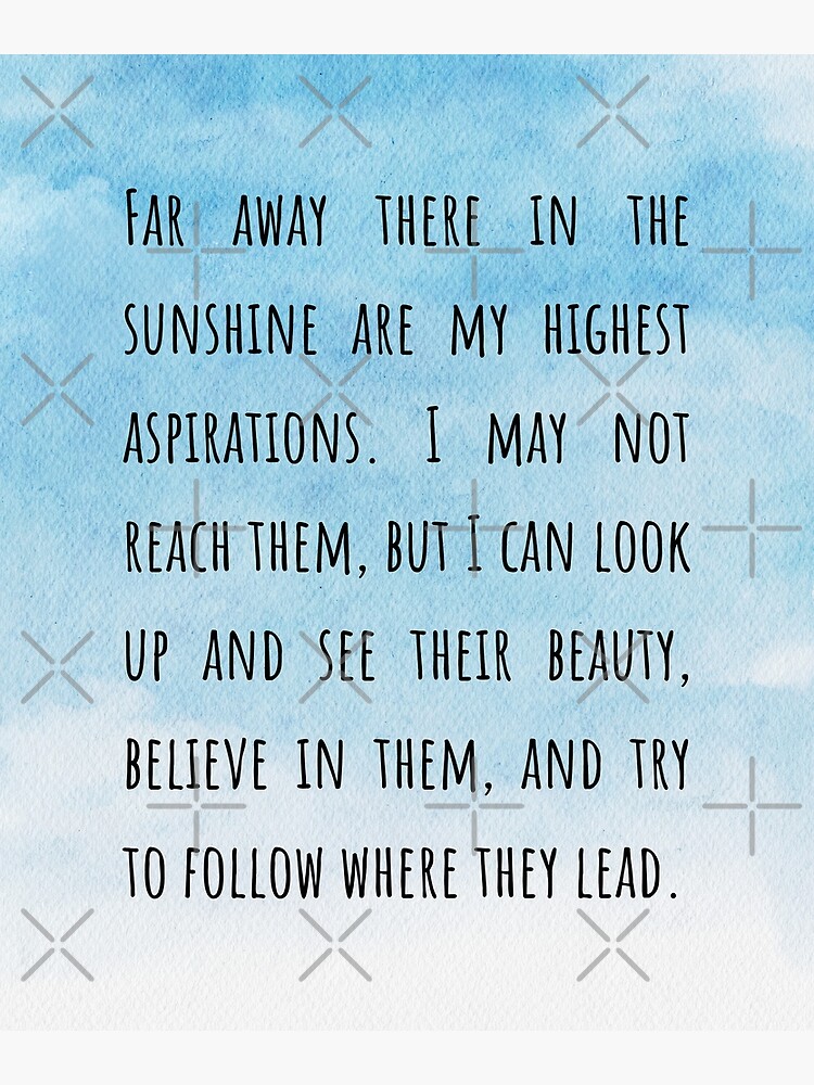 Louisa May Alcott Quote Work: A Story of Experience Far away there in ...