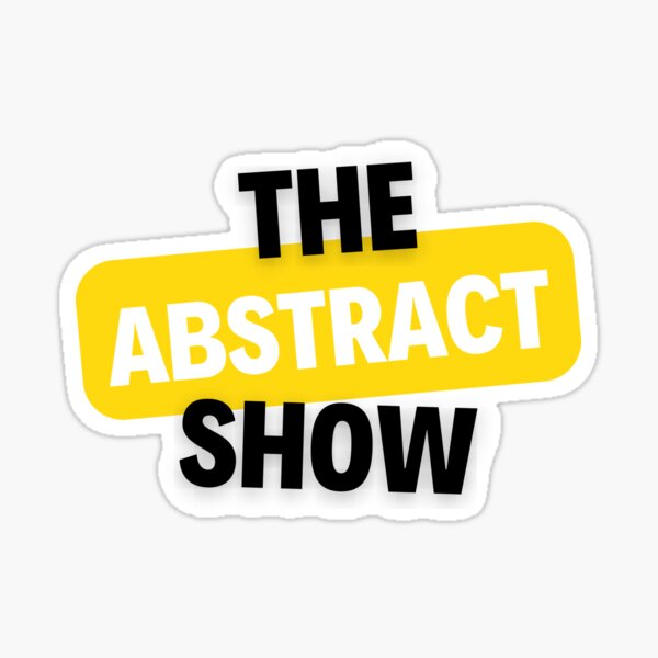 "The Abstract show sticker" Sticker for Sale by degitmed | Redbubble