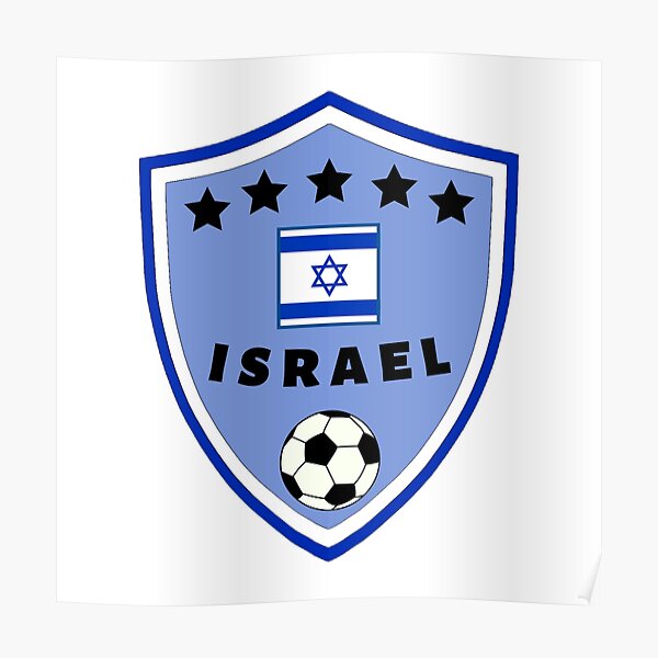 "Israel Football Team" Poster for Sale by Footballunite | Redbubble