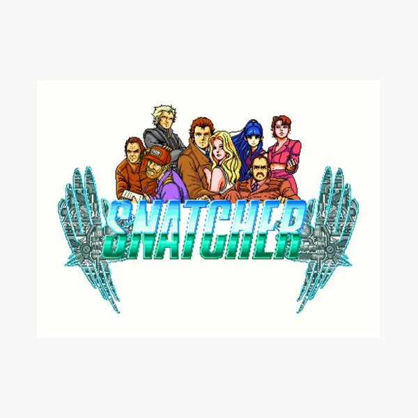 "Snatcher (Sega CD) Logo " Art Print for Sale by AvalancheShirts ...