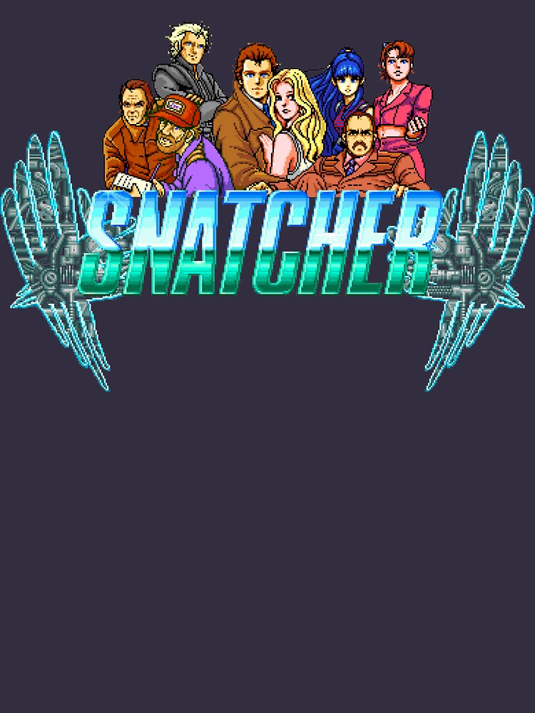 "Snatcher (Sega CD) Logo " T-shirt for Sale by AvalancheShirts ...