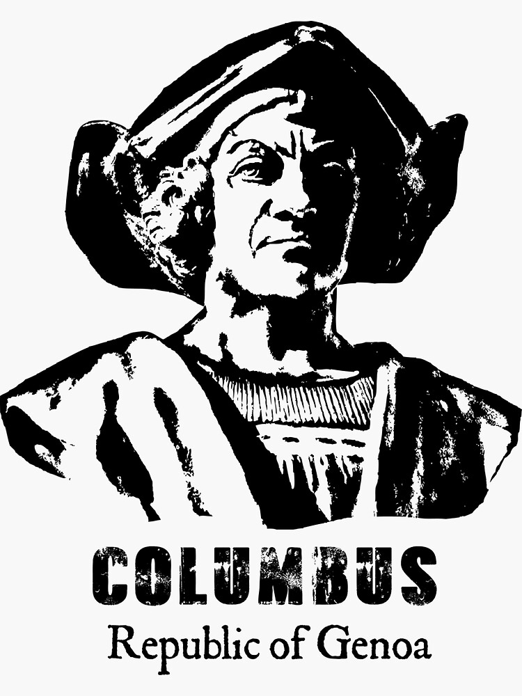 "Che Christopher Columbus" Sticker for Sale by twHistory | Redbubble