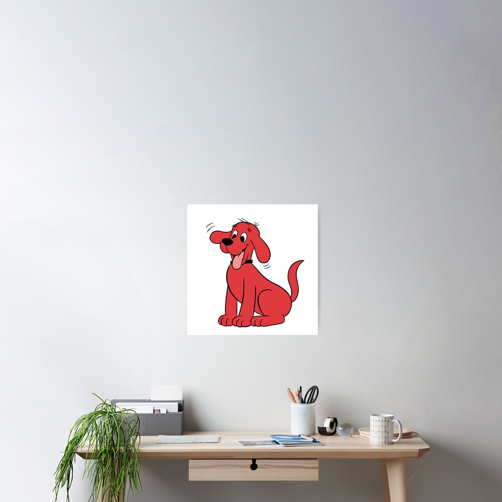 "Clifford the Big Red Dog" Sticker for Sale by rariley2 | Redbubble