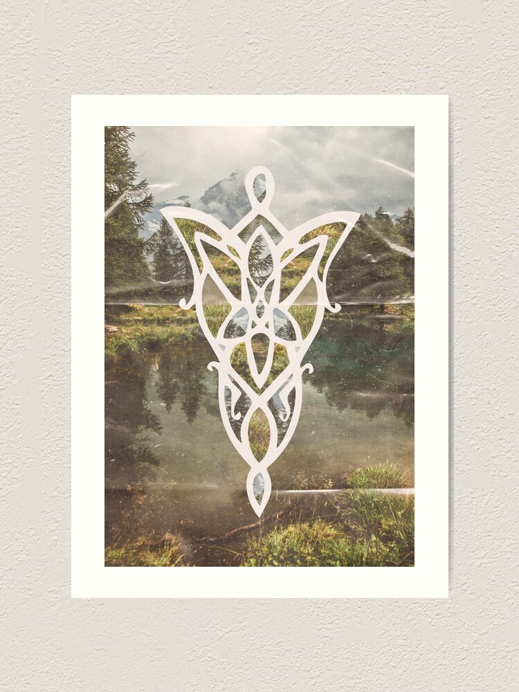 "Evenstar Polyscape" Art Print for Sale by Danonymous84 | Redbubble