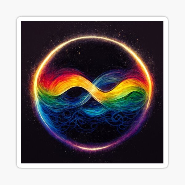 "Neuroqueer Infinity" Sticker for Sale by franji251 | Redbubble