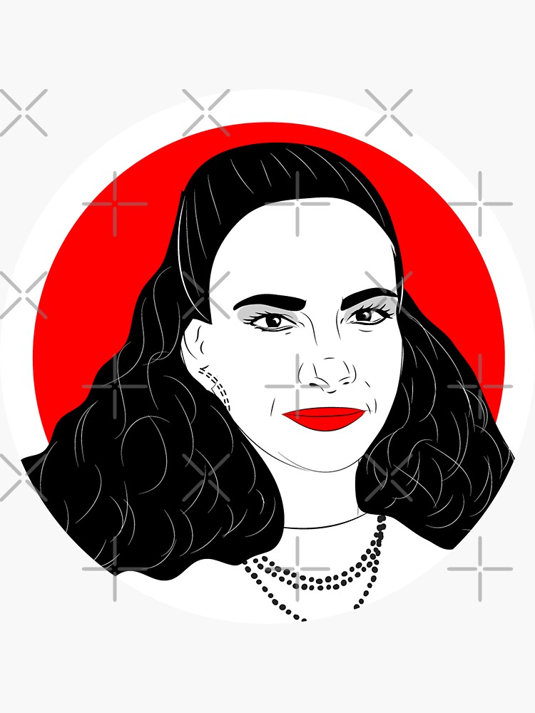"Paola O" Sticker for Sale by OneLittleCrow | Redbubble