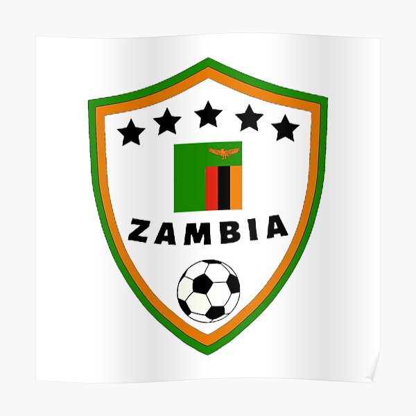 "Zambia Football Team" Poster for Sale by Footballunite | Redbubble
