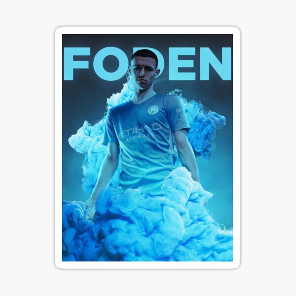 "Foden - Phil Foden" Sticker for Sale by Baptise-Hayden | Redbubble