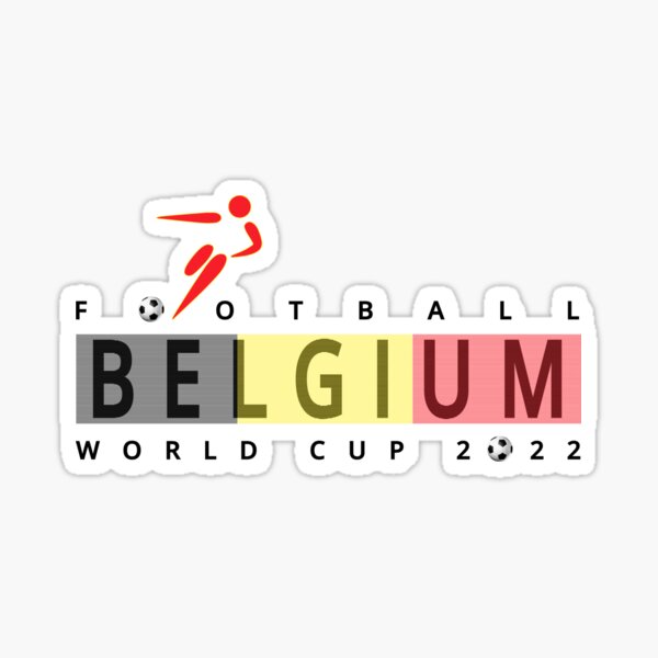 "FIFA World Cup 2022 Belgium" Sticker for Sale by kenuli | Redbubble