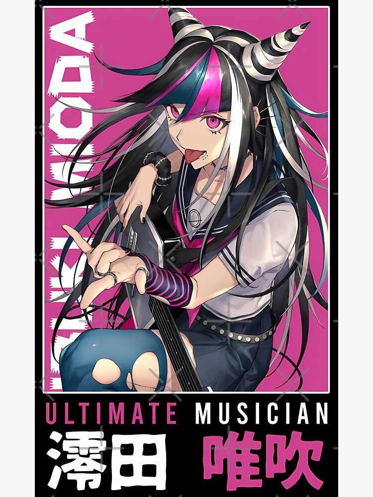 "Ibuki Mioda Danganronpa" Sticker for Sale by Saghanime | Redbubble