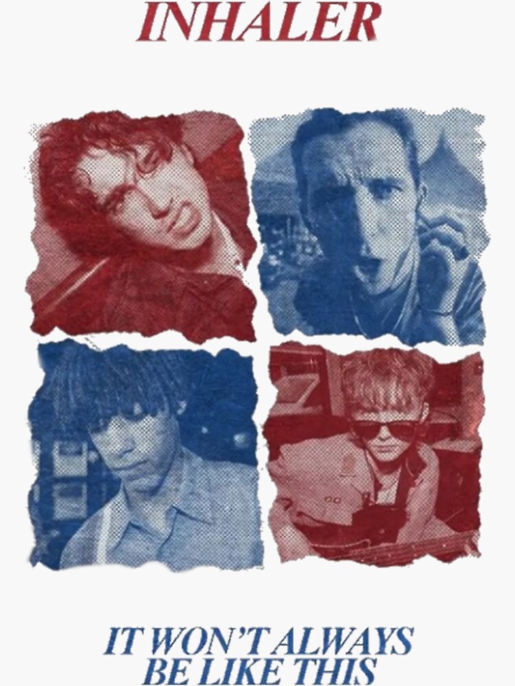 "Inhaler band " Sticker for Sale by oTZIshirtsA | Redbubble