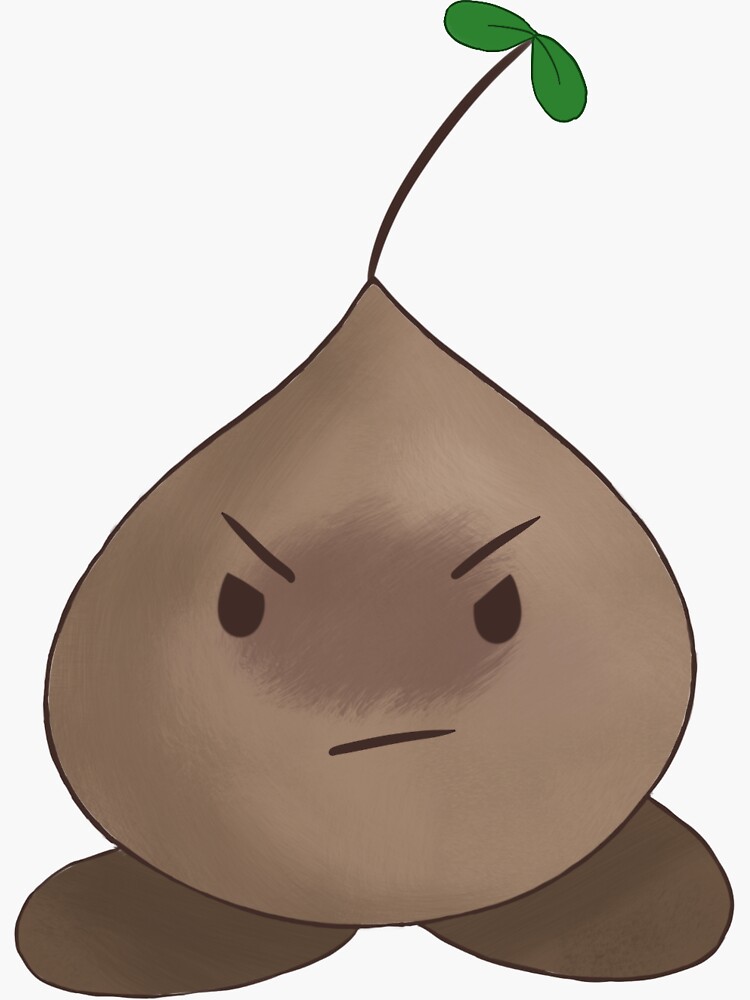 "angry sprout mole" Sticker for Sale by poorboypluto | Redbubble