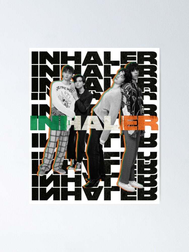 "INHALER BAND " Poster for Sale by oTZIshirtsA | Redbubble