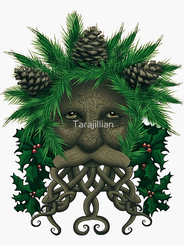 "Yule man" Sticker for Sale by Tarajillian | Redbubble