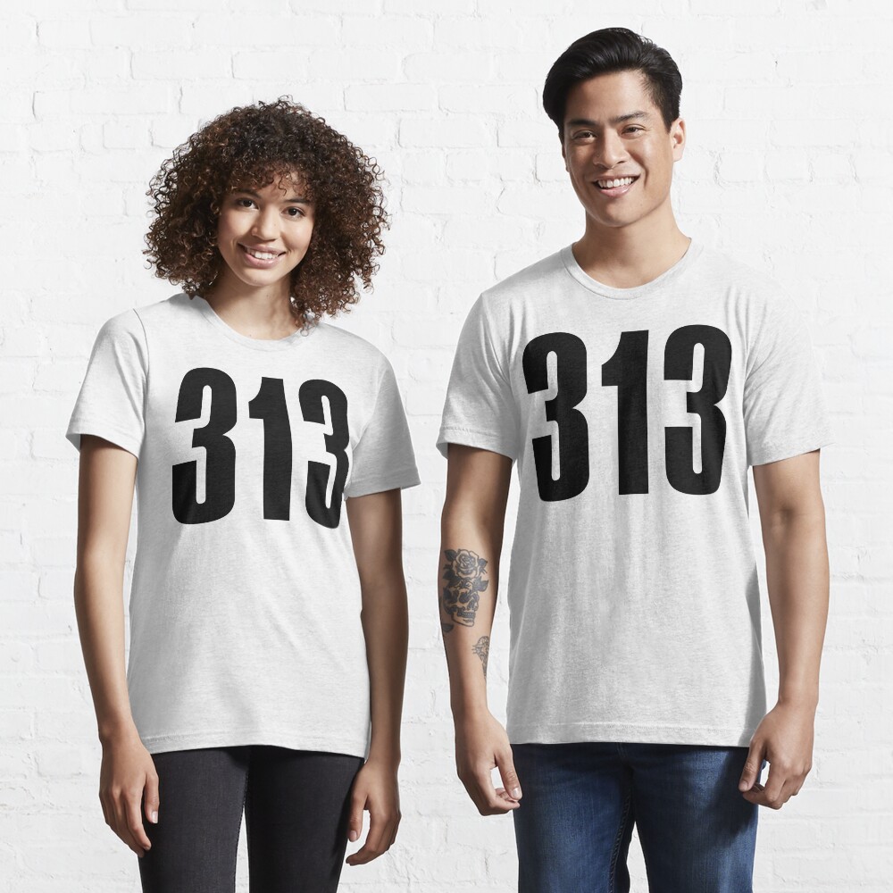 "313 Detroit | Phone Area Code Shirts" T-shirt for Sale by ...