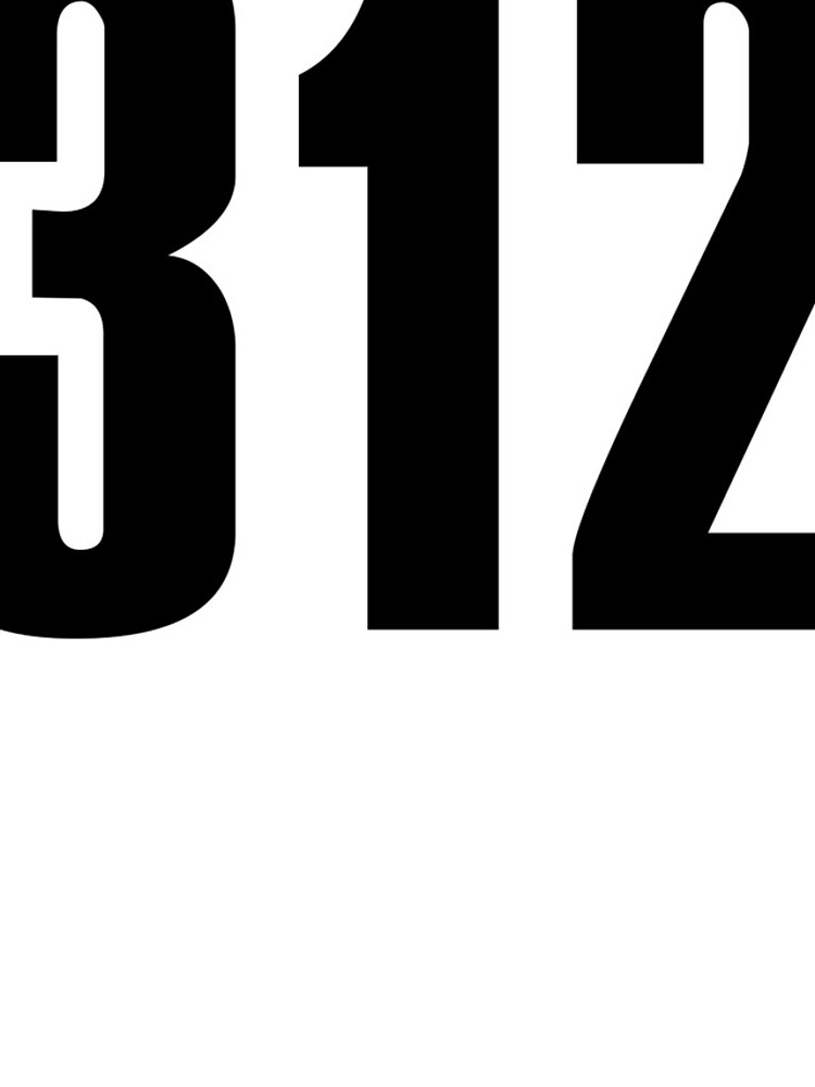 "312 Chicago | Phone Area Code Shirts" iPhone Case for Sale by ...