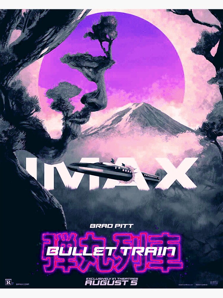 "Cyberpunk Style bullet train movie " Sticker for Sale by ...