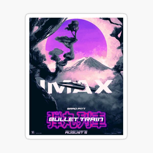 "Cyberpunk Style bullet train movie " Sticker for Sale by ...