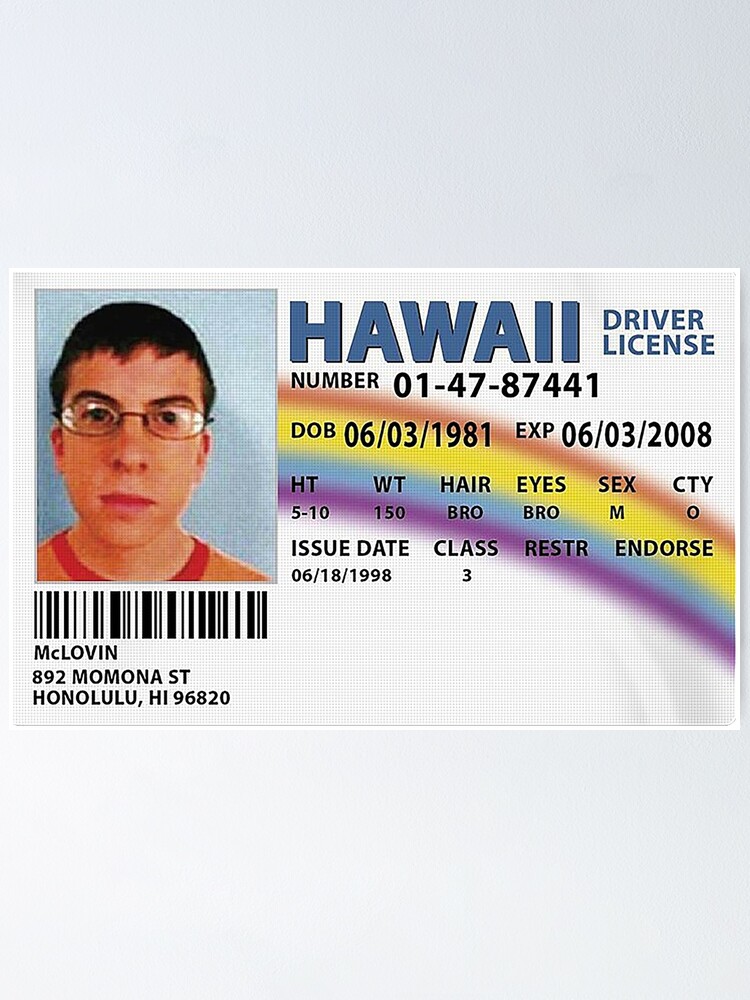"Mclovin" Poster for Sale by mohammeddemari | Redbubble