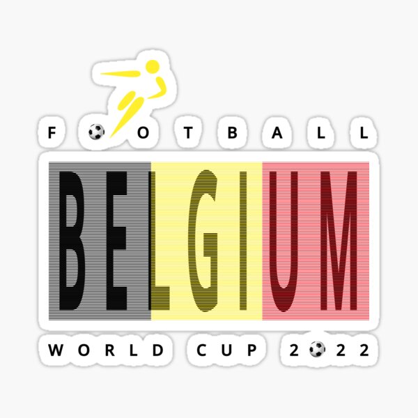 "FIFA World Cup 2022 Belgium" Sticker for Sale by kenuli | Redbubble