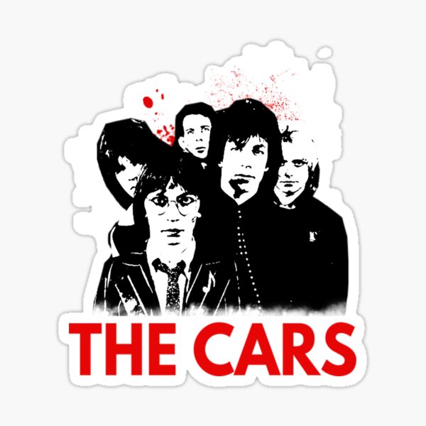 "The Cars Band Sticker" Sticker for Sale by Bimbo96923 | Redbubble