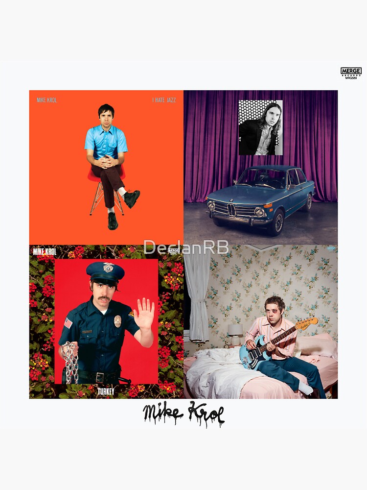 "Mike Krol Lives On - The First Four Records" Sticker for Sale by ...