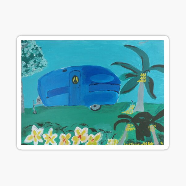 "Little Gypsy Caravan " Sticker for Sale by kerrysart | Redbubble
