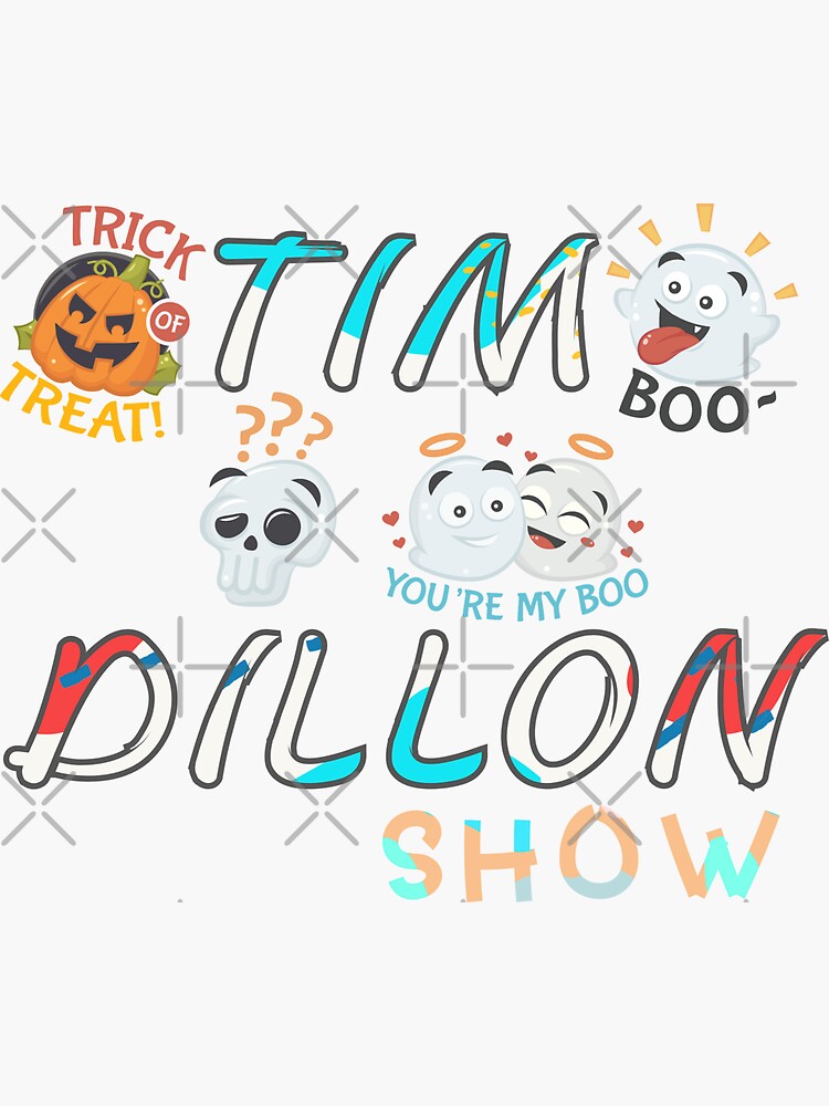 "The Tim Dillon Show, letters colorful " Sticker for Sale by ...