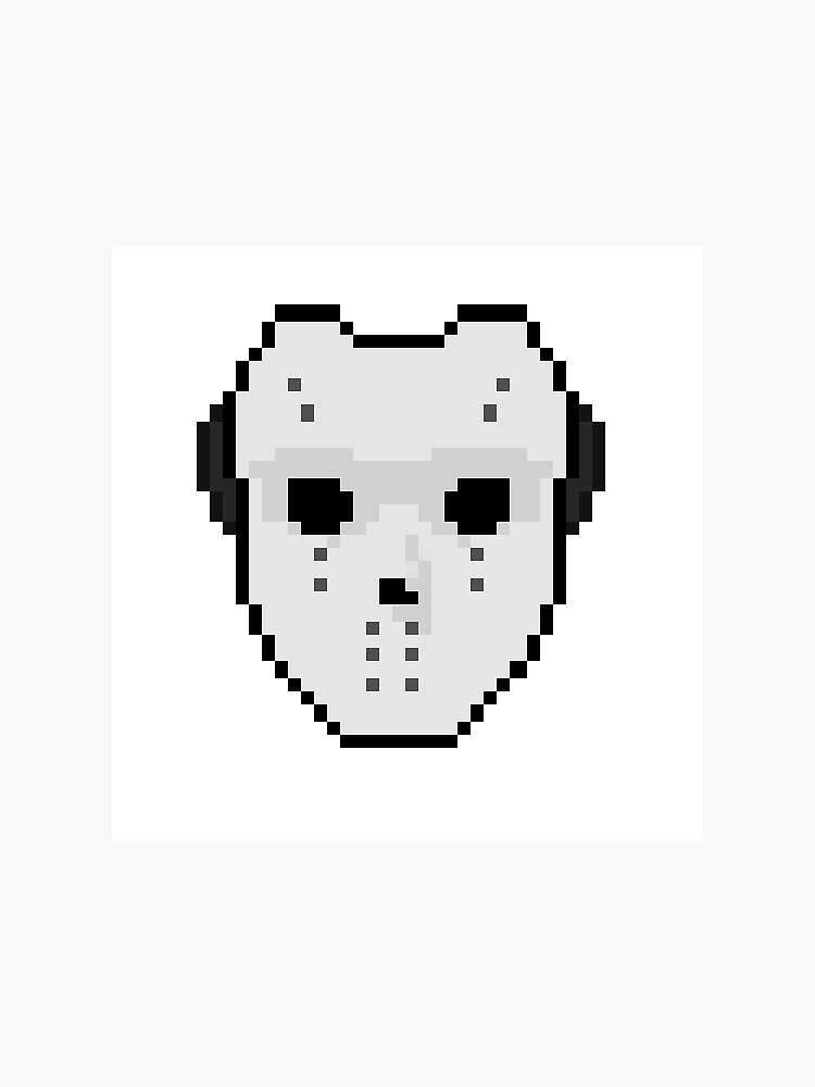 "Jason Mask" Sticker by berboldten | Redbubble