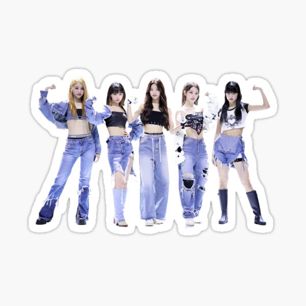 "LE SSERAFIM ANTIFRAGILE GROUP STICKER" Sticker for Sale by xenocene ...