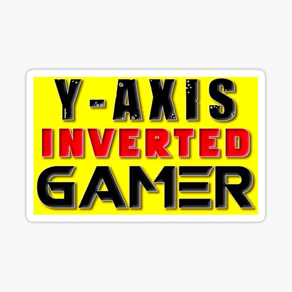 "Inverted Vertical Axis" Sticker for Sale by 70-80-90 | Redbubble