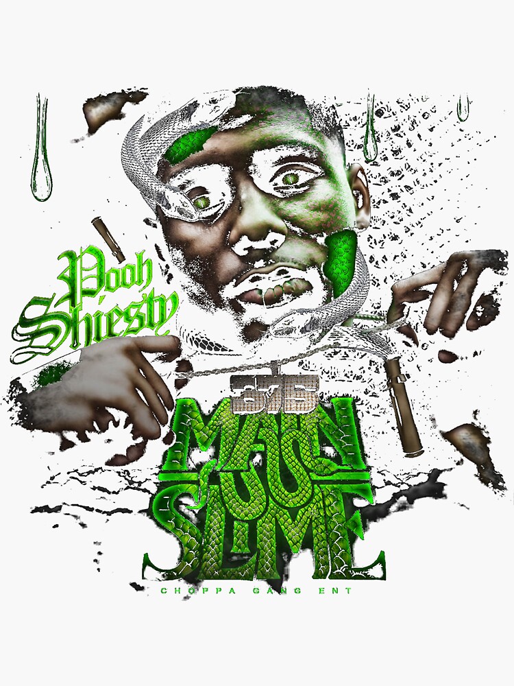 "POOH SHIESTY" Sticker for Sale by hornasaru | Redbubble