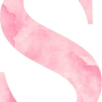 "The Letter S- Light Pink Tie Dye Sticker" Sticker for Sale by Claire ...