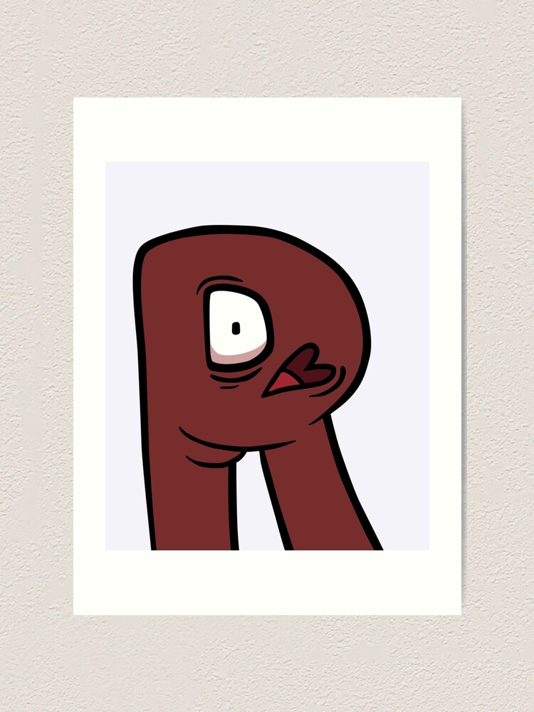 Alphabet Lore Letter R Art Print For Sale By U Name Redbubble