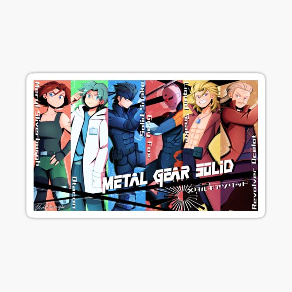 "Metal Gear Solid" Sticker for Sale by ExothermicEX | Redbubble