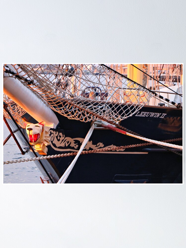 "Lion figurehead on sailing ship, Western Australia" Poster for Sale by ...