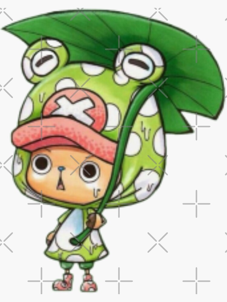 "One Piece tony tony chopper cute mugiwara" Sticker for Sale by ...