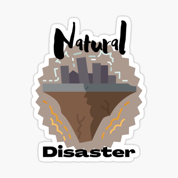 "Natural Disaster" Sticker for Sale by Bussku | Redbubble