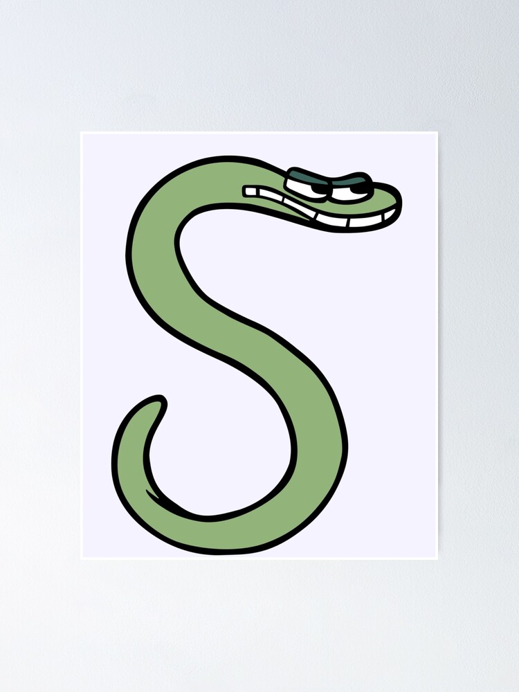 Alphabet Lore Letter S Poster For Sale By U Name Redbubble